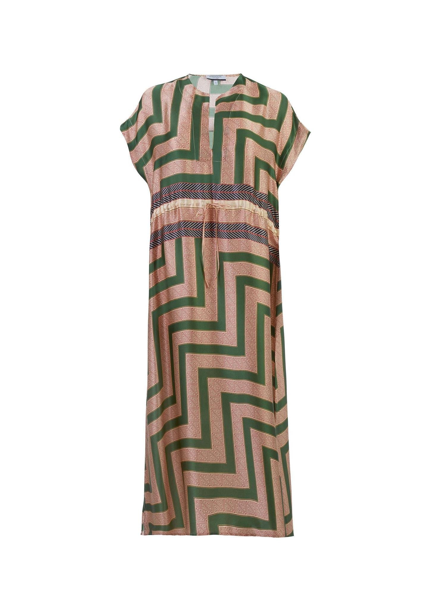 Athena Long Kaftan - Green – Haremlique EU
